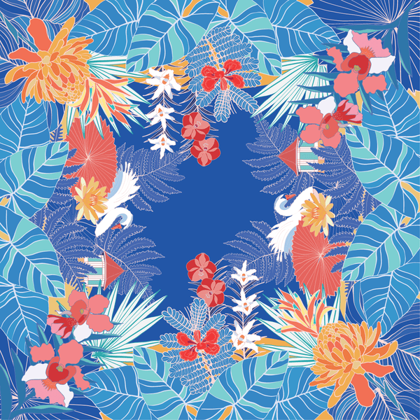 Botanic Gardens Pocket Square – BINARY STYLE