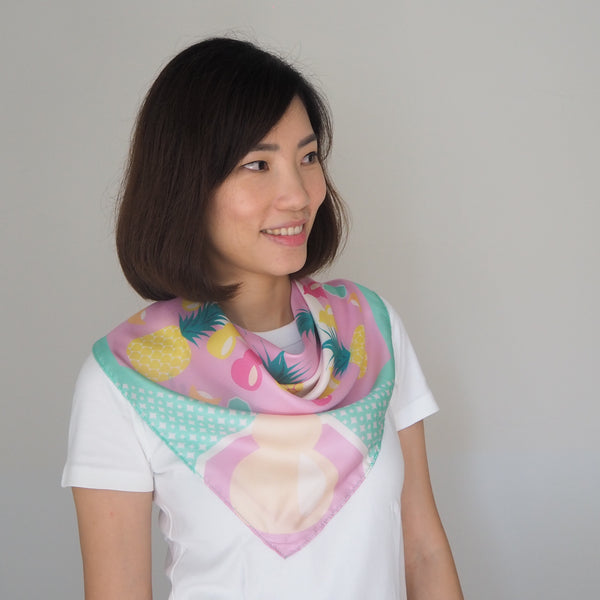 A Very Lucky HUAT Scarf Silk Scarf – BINARY STYLE